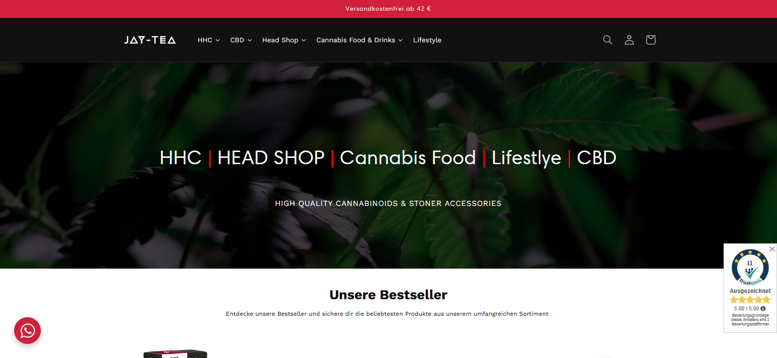 Jay-Tea Onlineshop - Hanf City